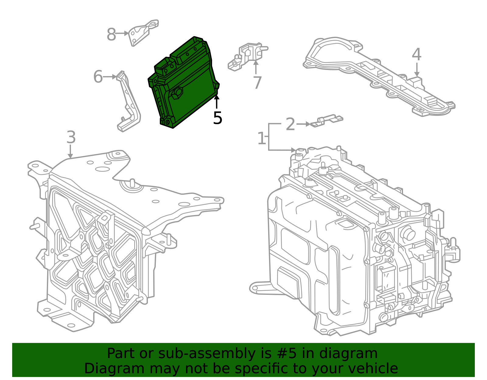 2019-2020 Toyota Mirai Control Module 898A1-62026 | Toyota Parts Center