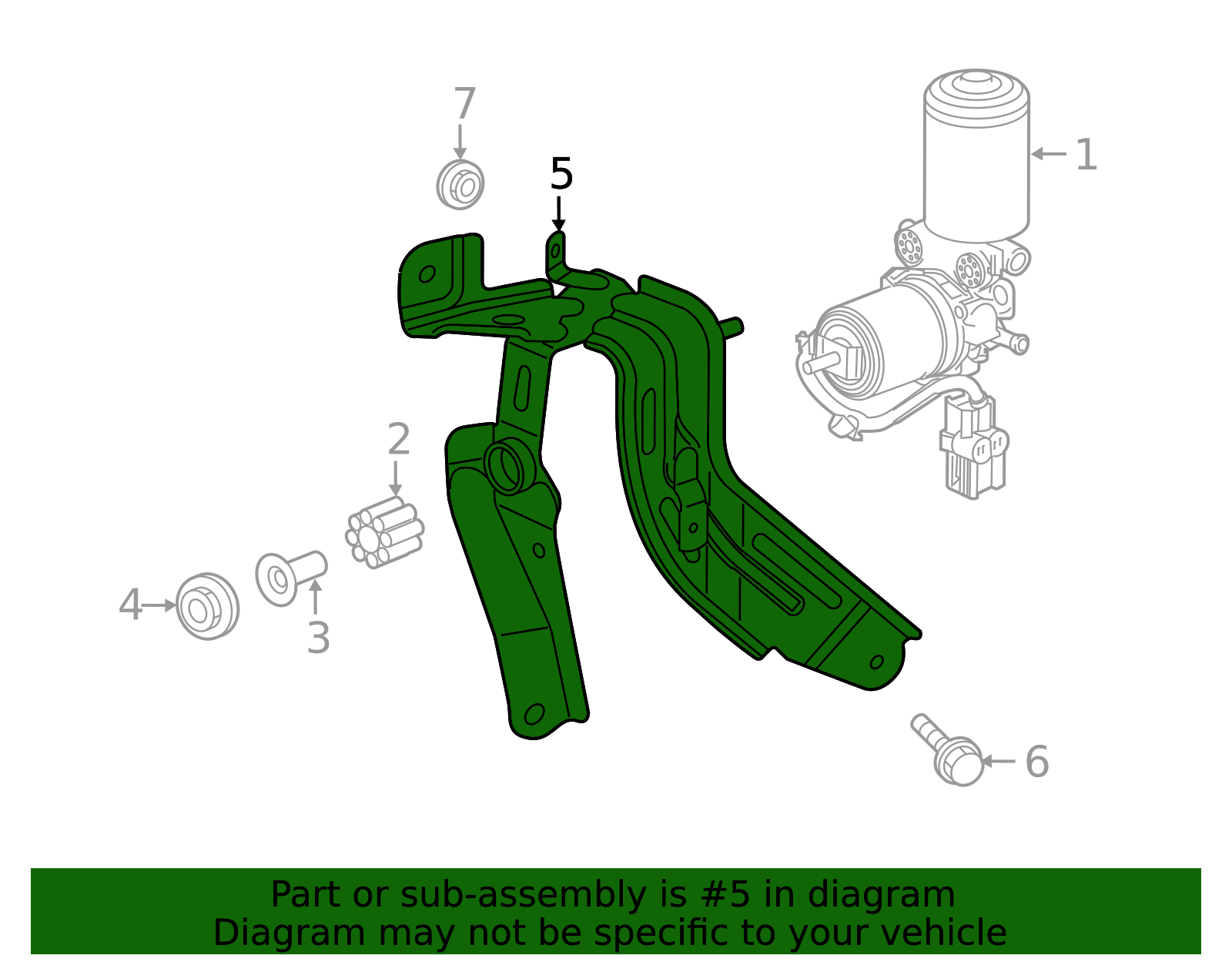 44590-42150 - High-Quality Power Brake Booster Bracket for 2019-2021 ...