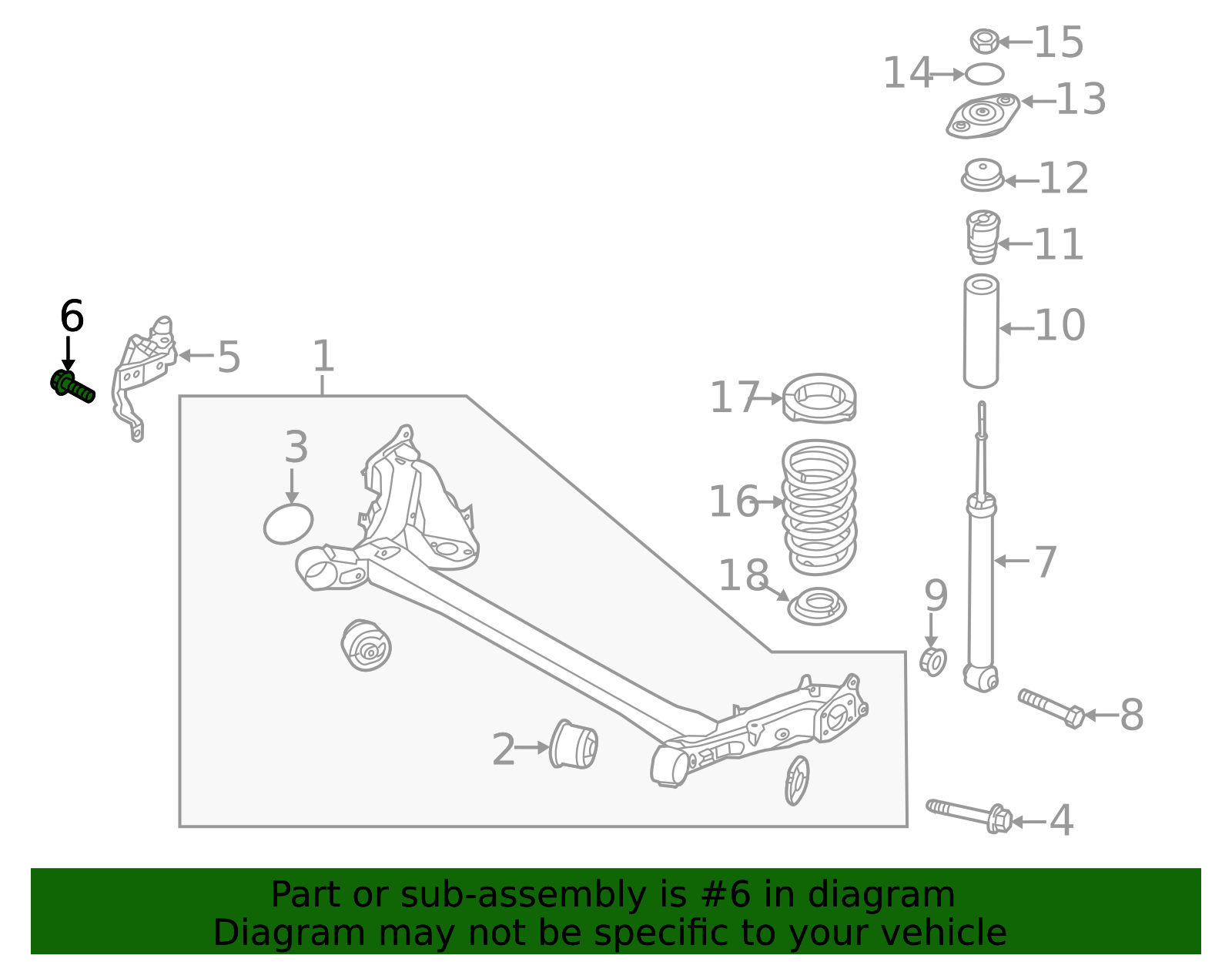 11230-08166B - Brake Hose Mount Bolt 2014-2025 Kia | Kia.Parts Store