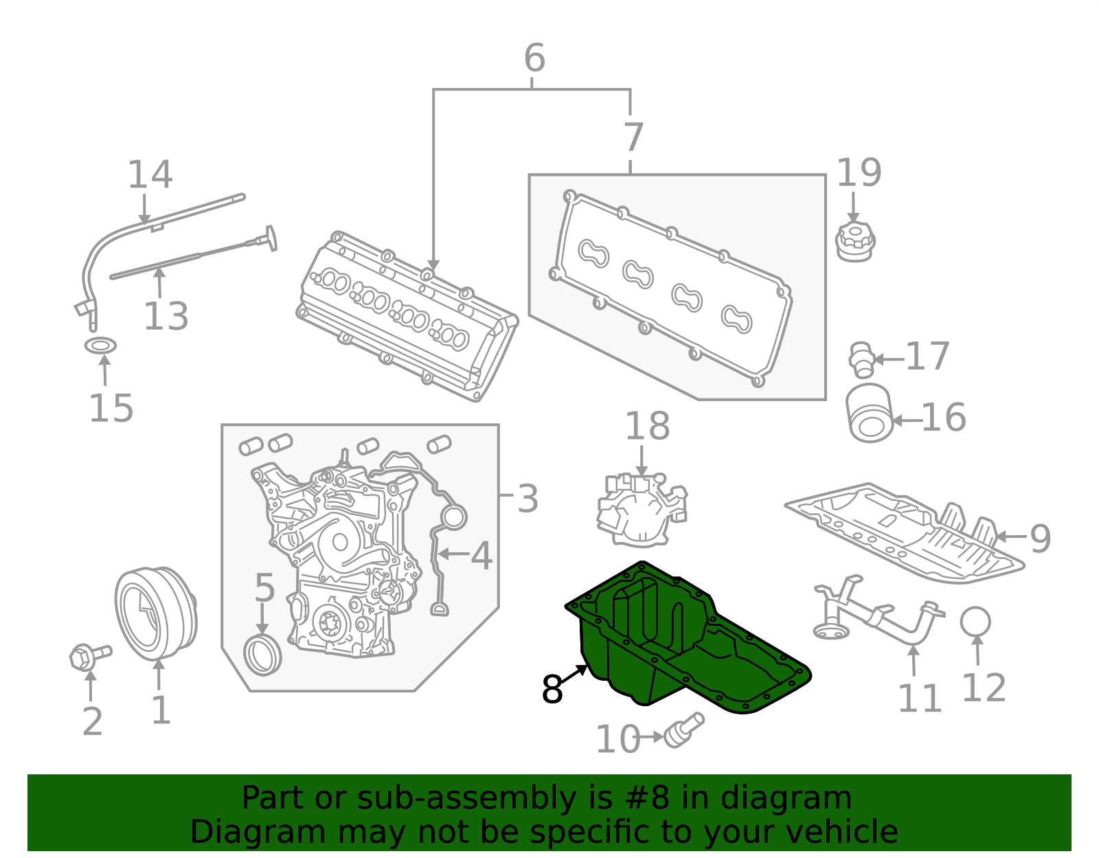 2013-2022 Ram Engine Oil Pan 04893207AB | Mopar Parts Canada
