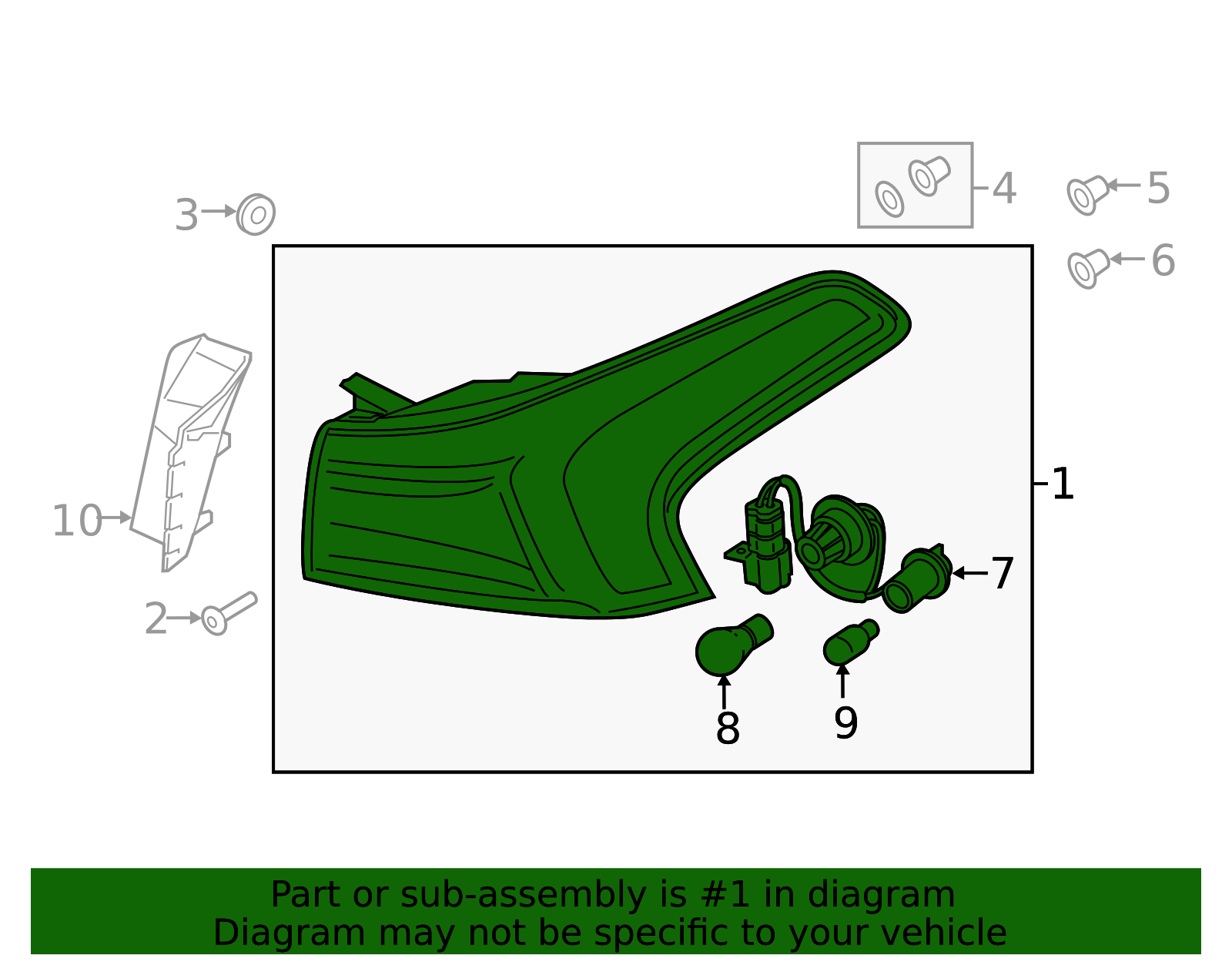 92401-S2000 - Hyundai Tail Lamp Assembly 2019-2020 Hyundai Santa Fe ...