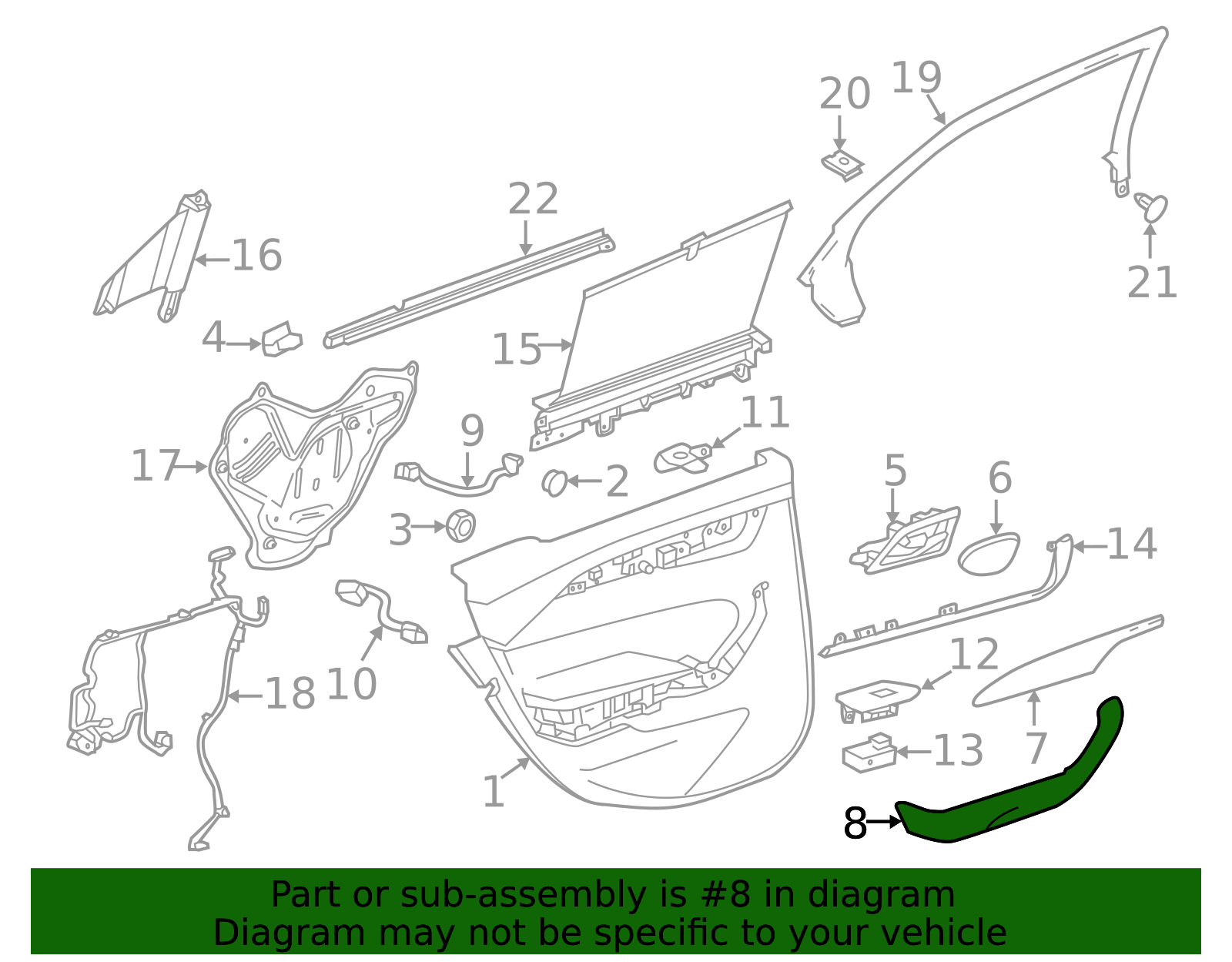 Buy Genuine GM Auto Parts - Trim (Part # 84110635) | GM Parts Store