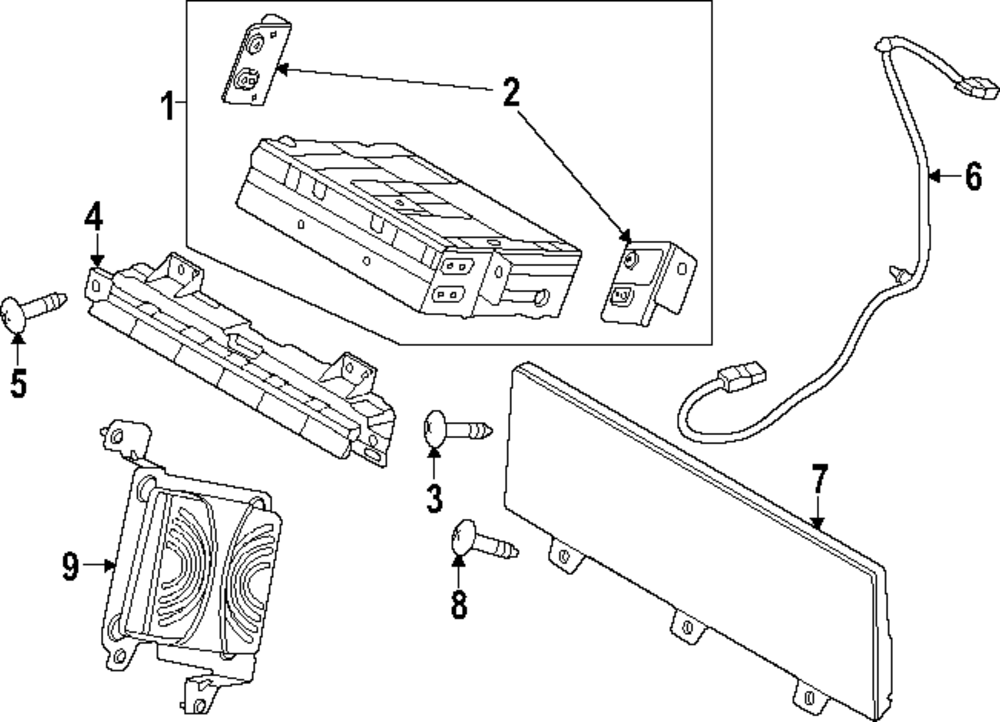 96560-JI100 - 2023-2024 Genesis Electrified G80 - Receiver | Hyundai Parts Express