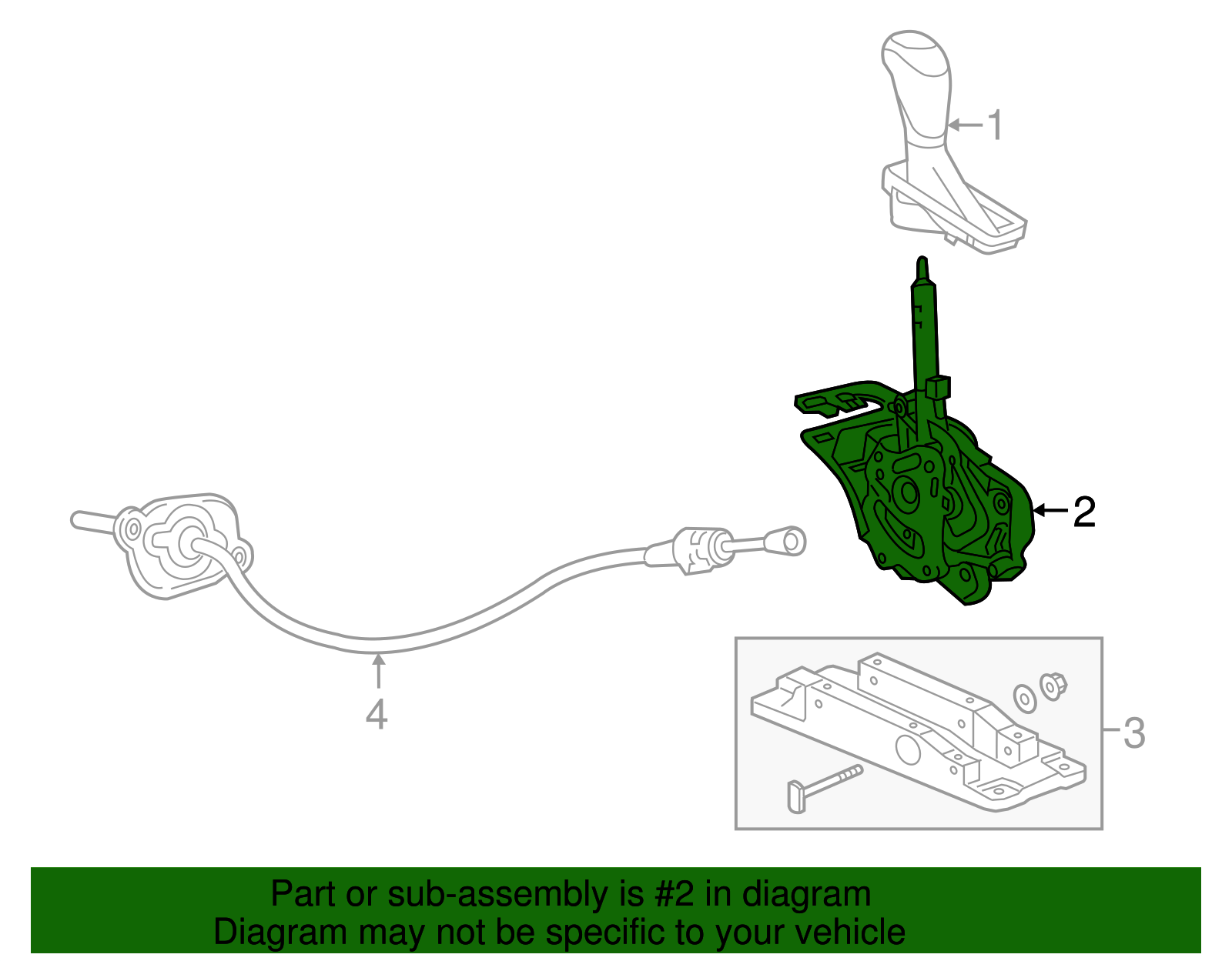2019-2024 Chevrolet Shifter Assembly 85123747 | GM Parts Center
