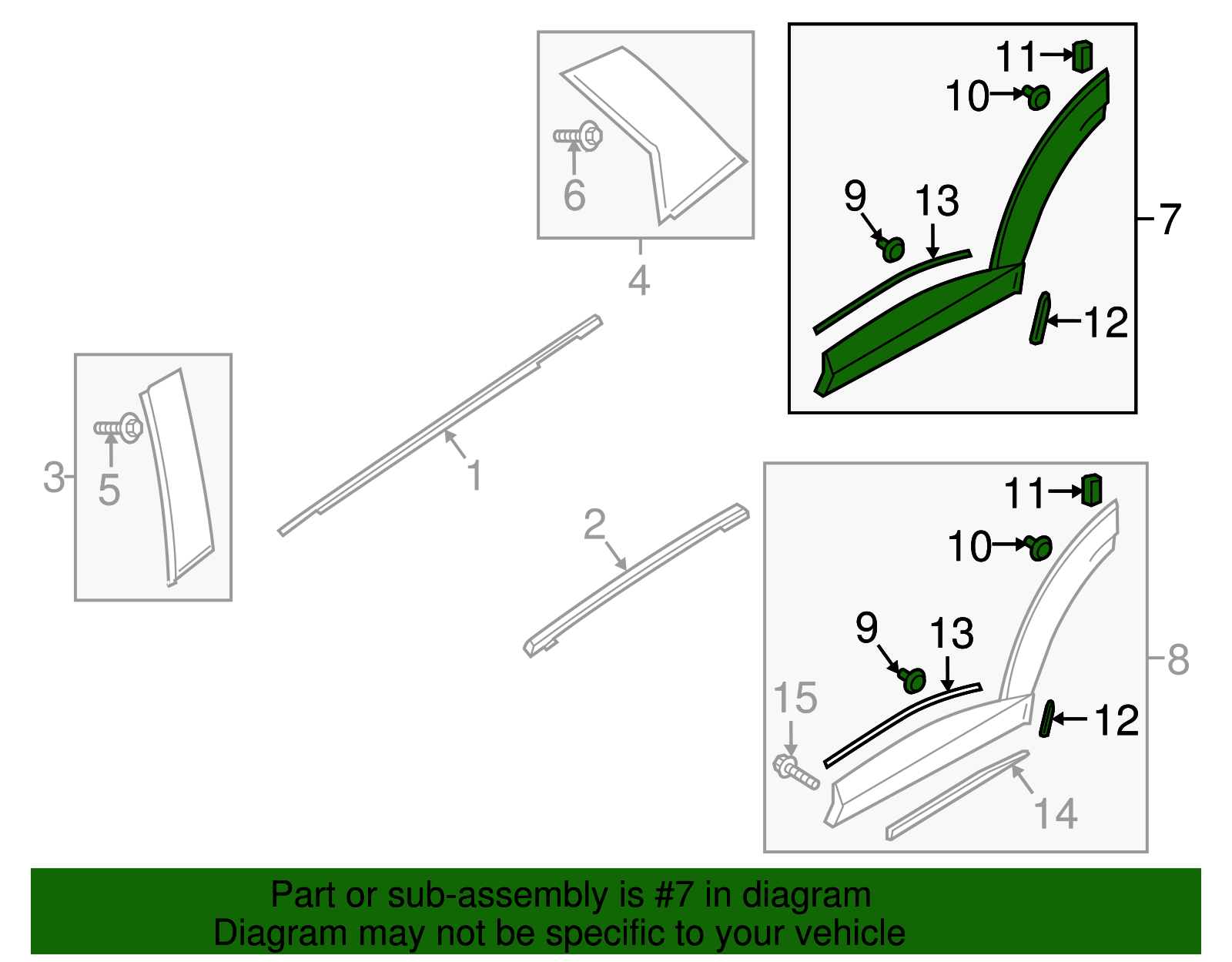 2016-2021 Mazda CX-3 Lower Molding D10E-51-RD0H | RealMazdaParts.com