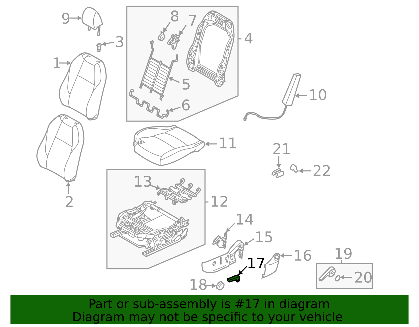 BDTS-88-857-02 - Seat Height Adjuster Handle 2020-2025 Mazda CX-30 ...