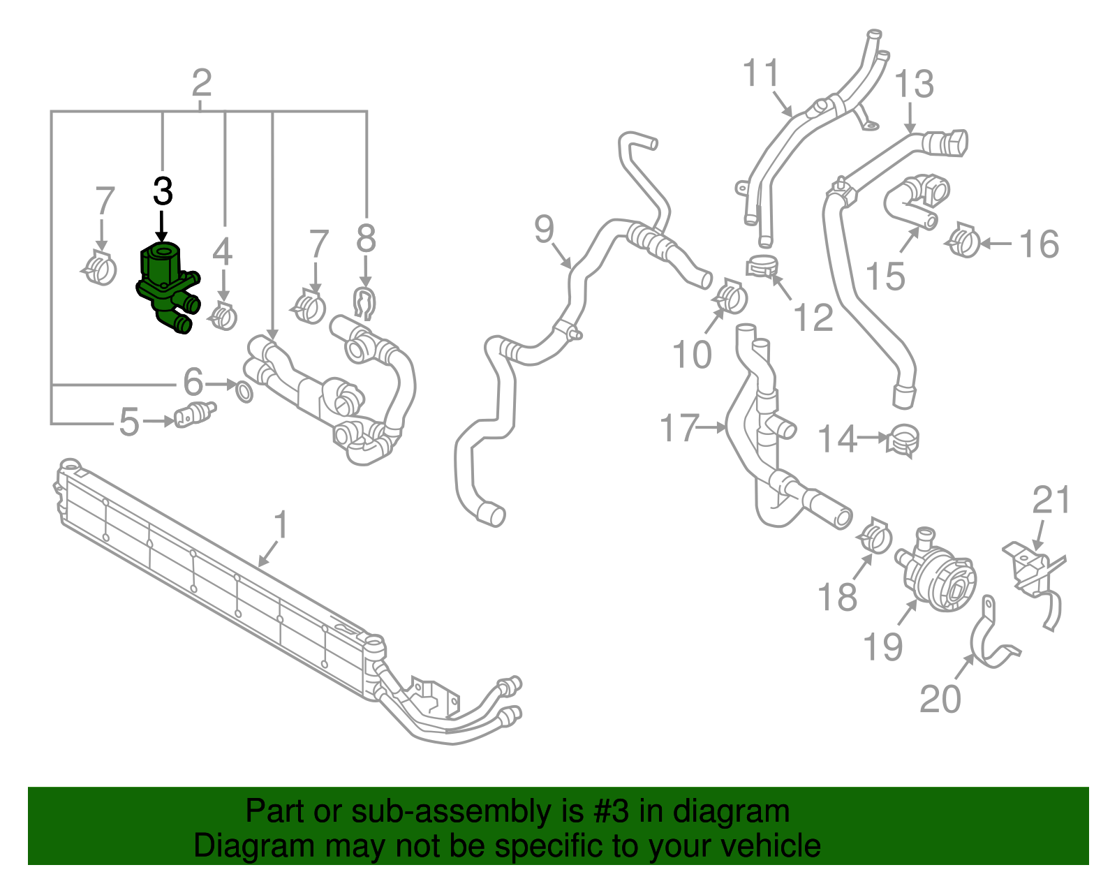 5Q0-906-457-C - Control Valve 2017-2024 Audi | Audi OEM Parts