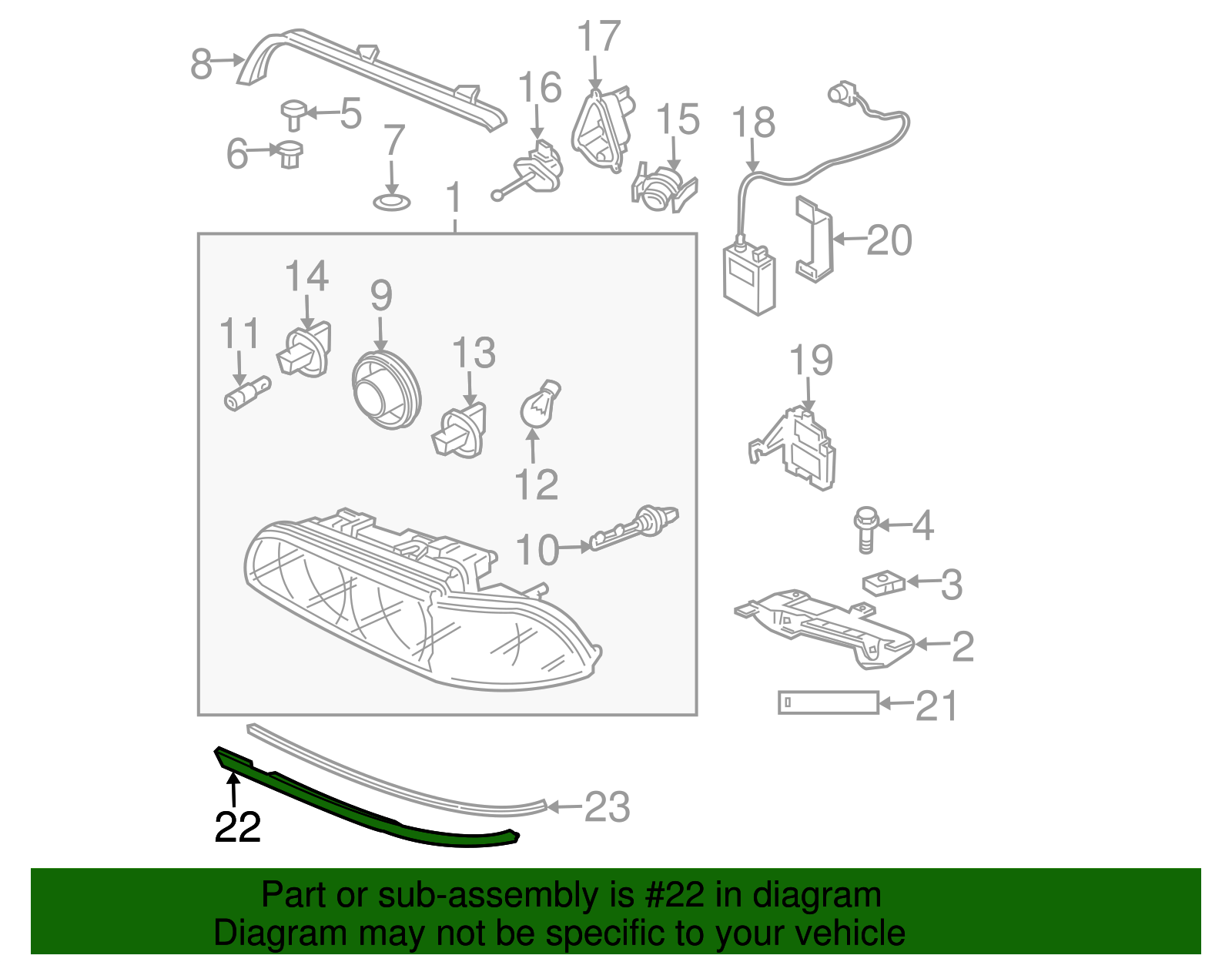 51138168809 - Molding 1997-2003 BMW | Genuine BMW Parts