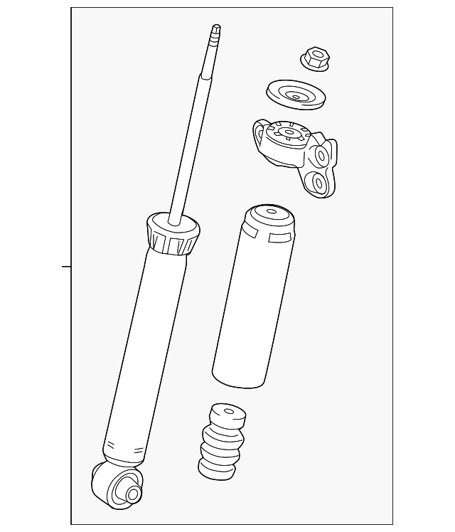 2016-2025 Chevrolet Malibu Shock Absorber 42788582 GM | GMPartsDirect.com