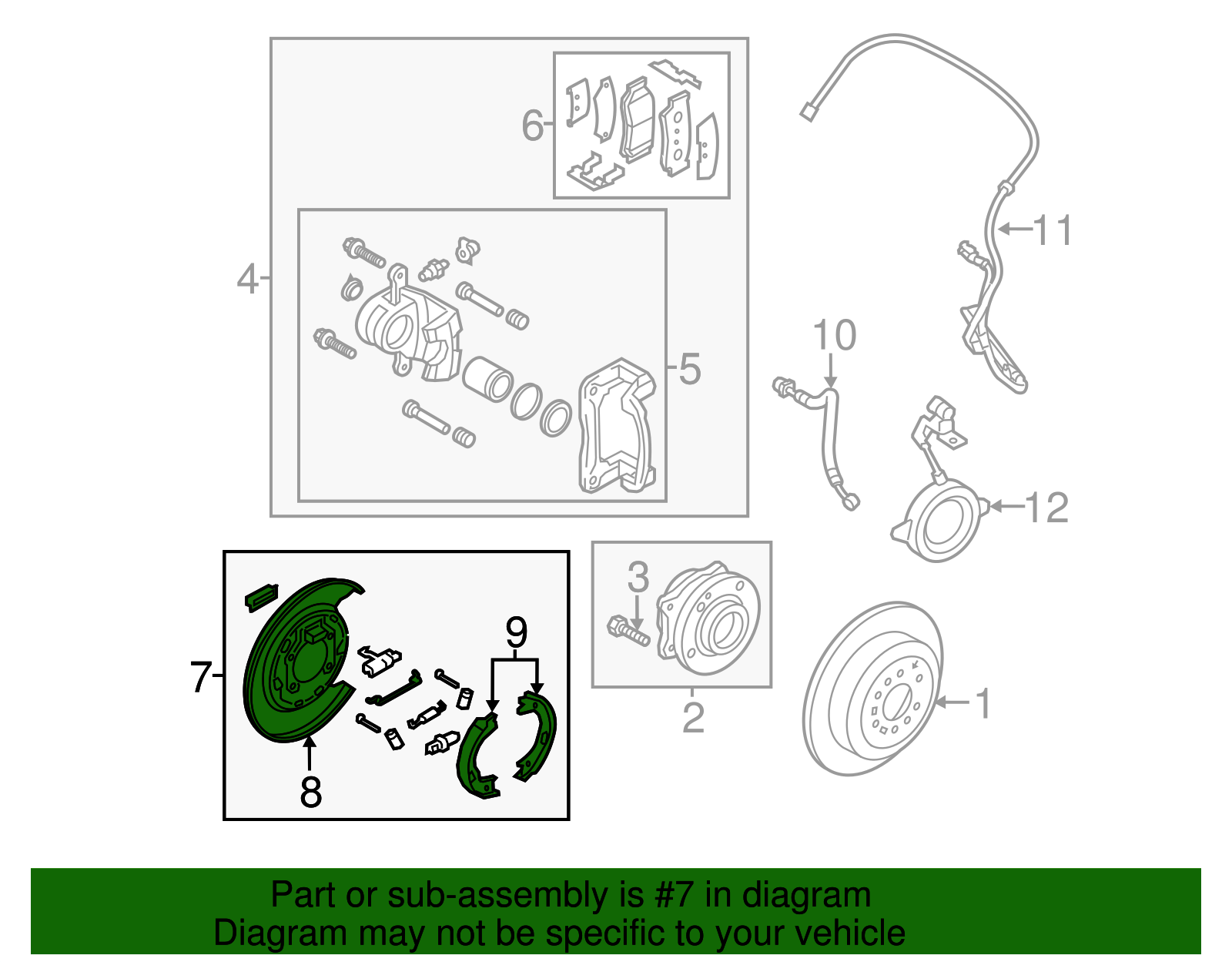 58250-2P100 - Parking Brake 2011-2013 Kia Sorento | Kia.Parts Store