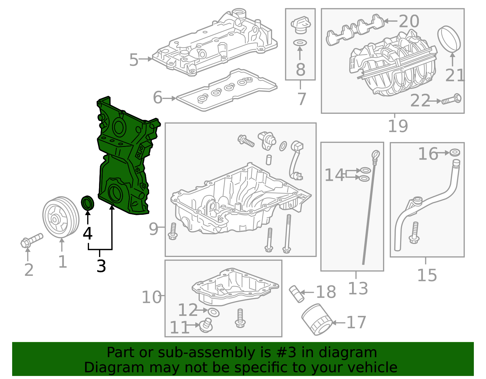 2016-2018 Chevrolet Spark Front Engine Cover 12665904 | Capital Chevy Parts