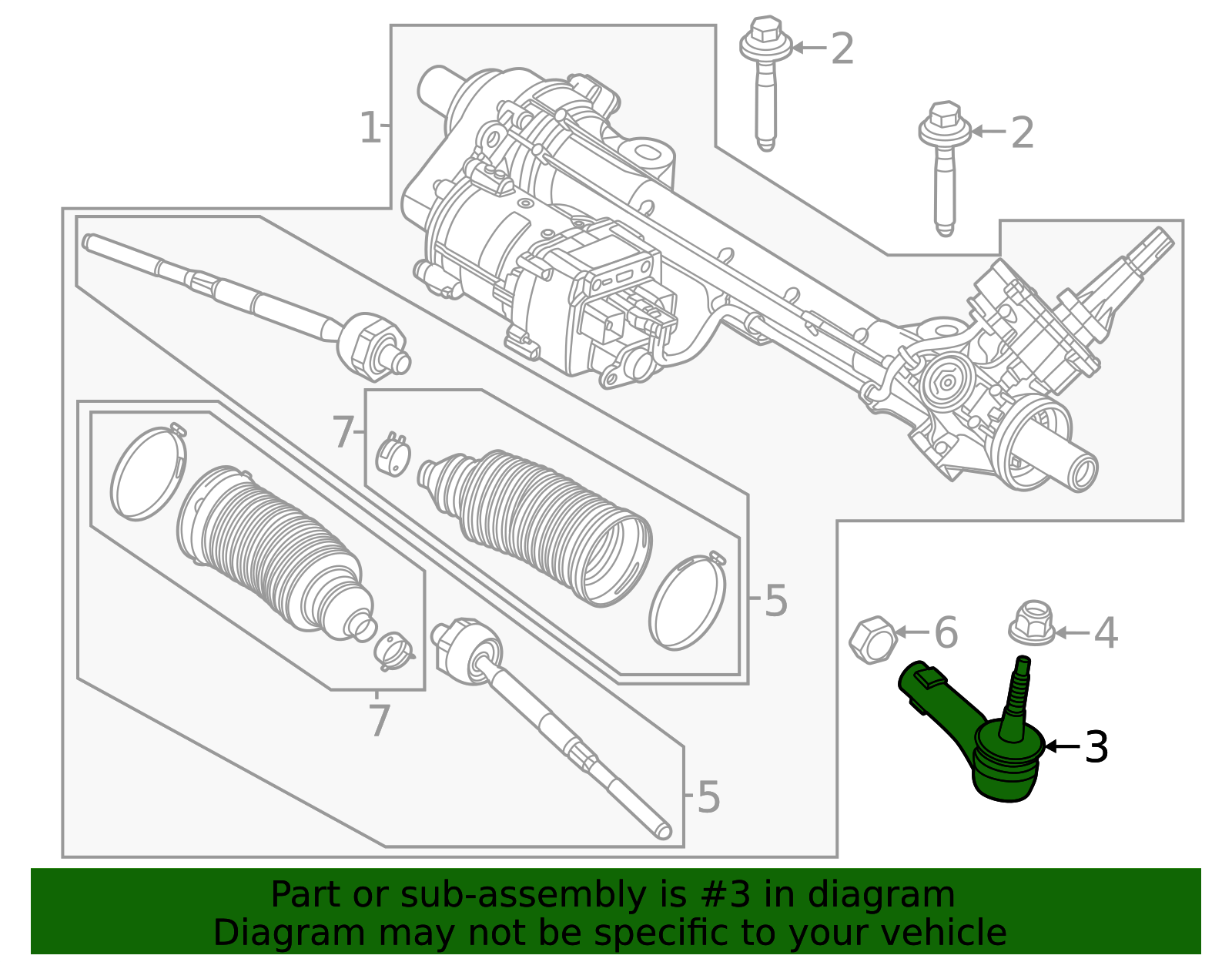 2024-2025 Ford Mustang End Spindle Rod Connecting PR3Z-3A130-B | OEM ...