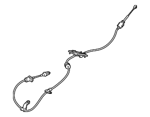 D2BZ-7E395-E - Shift Control Cable - 2011-2019 Ford Fiesta | Lasco Auto ...