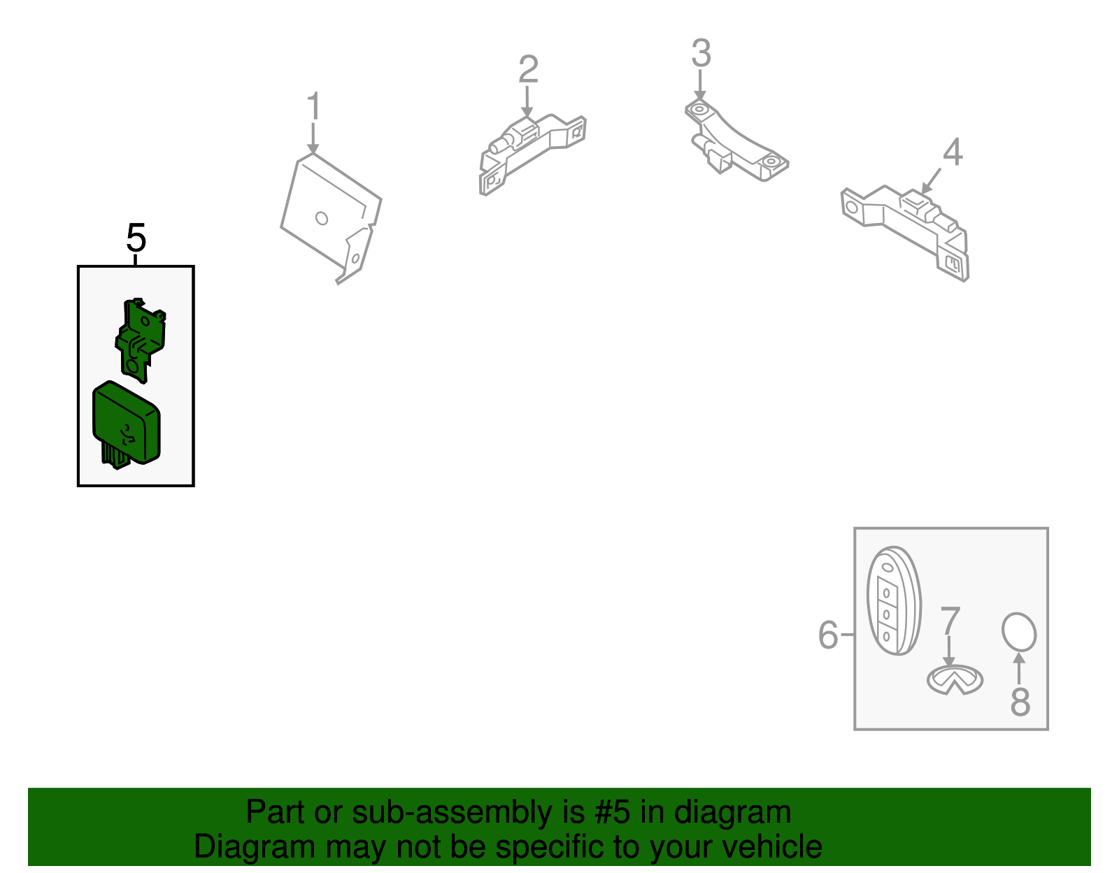 2011-2019 Infiniti Warning Buzzer 25640-1MA7E | INFINITI OF WEST CHESTER