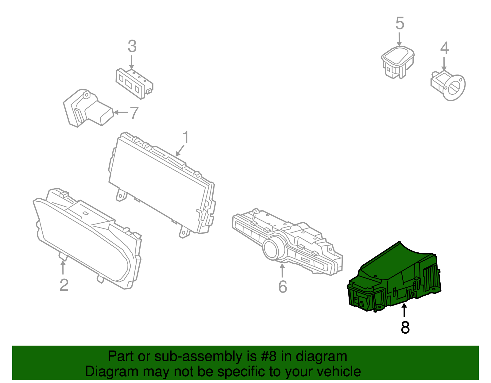 36011456 - Head-Up Display - 2017-2020 Volvo | Volvo OEM Parts Direct
