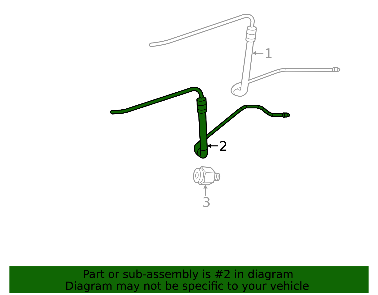 2011-2014 Mopar Transmission Oil Return Line 05058465AC | Mopar Parts ...