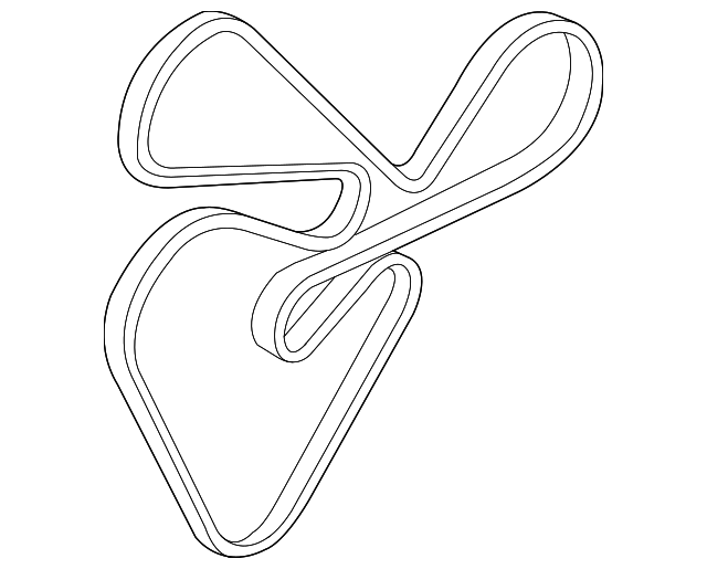 25212-2G710 - Hyundai Serpentine Belt 2011-2014 Hyundai | Performance ...