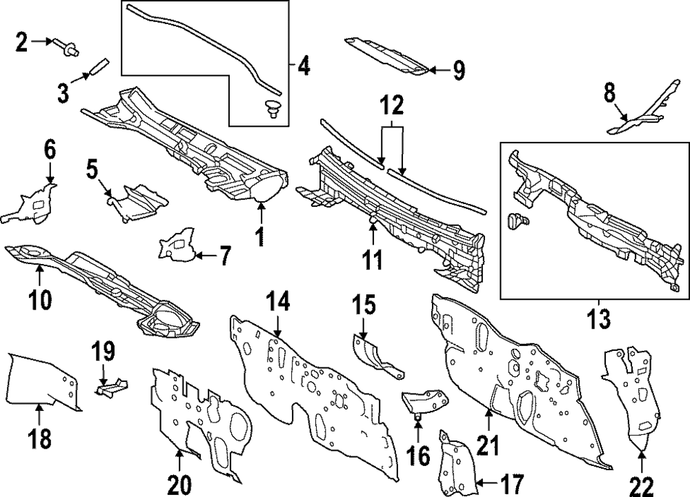 2022-2024 Toyota Corolla Cross Vent Louver 55783-0A050 | Toyota Parts ...