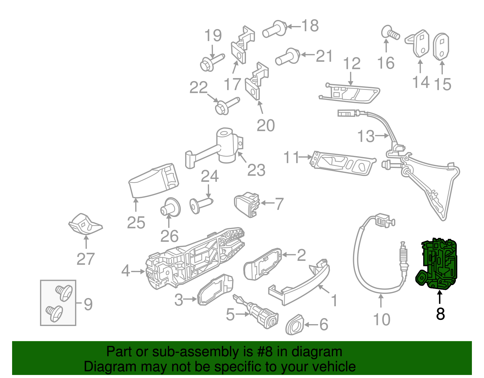5K1-837-015-J - Door Lock Actuator Motor 2011-2025 Volkswagen ...