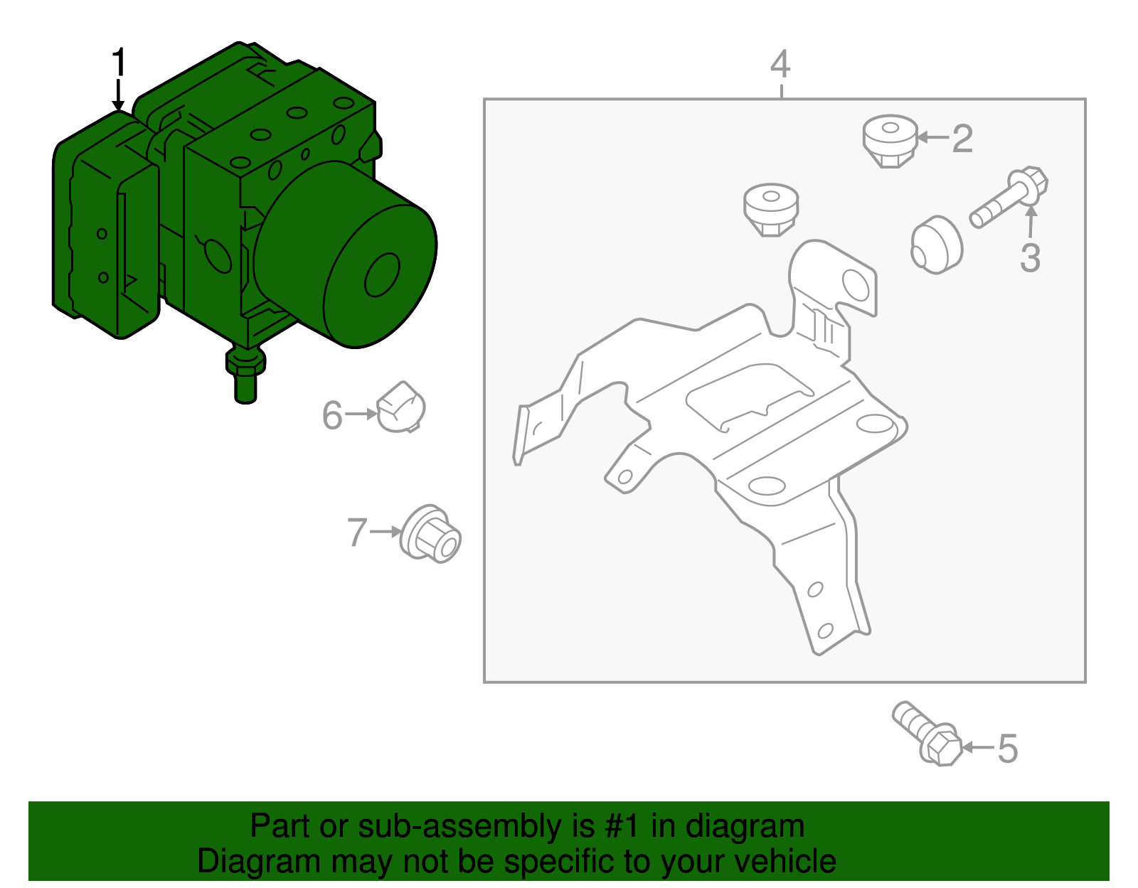 2011-2013 Mitsubishi Outlander Sport Modulator Valve 4670A874 | OEM ...