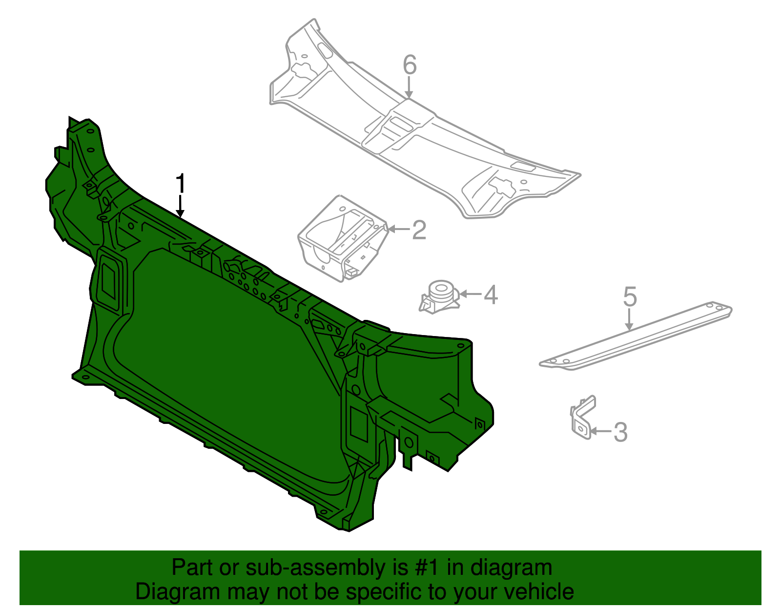 4H0-805-594-E - Radiator Support 2011-2018 Audi | Audi OEM Parts