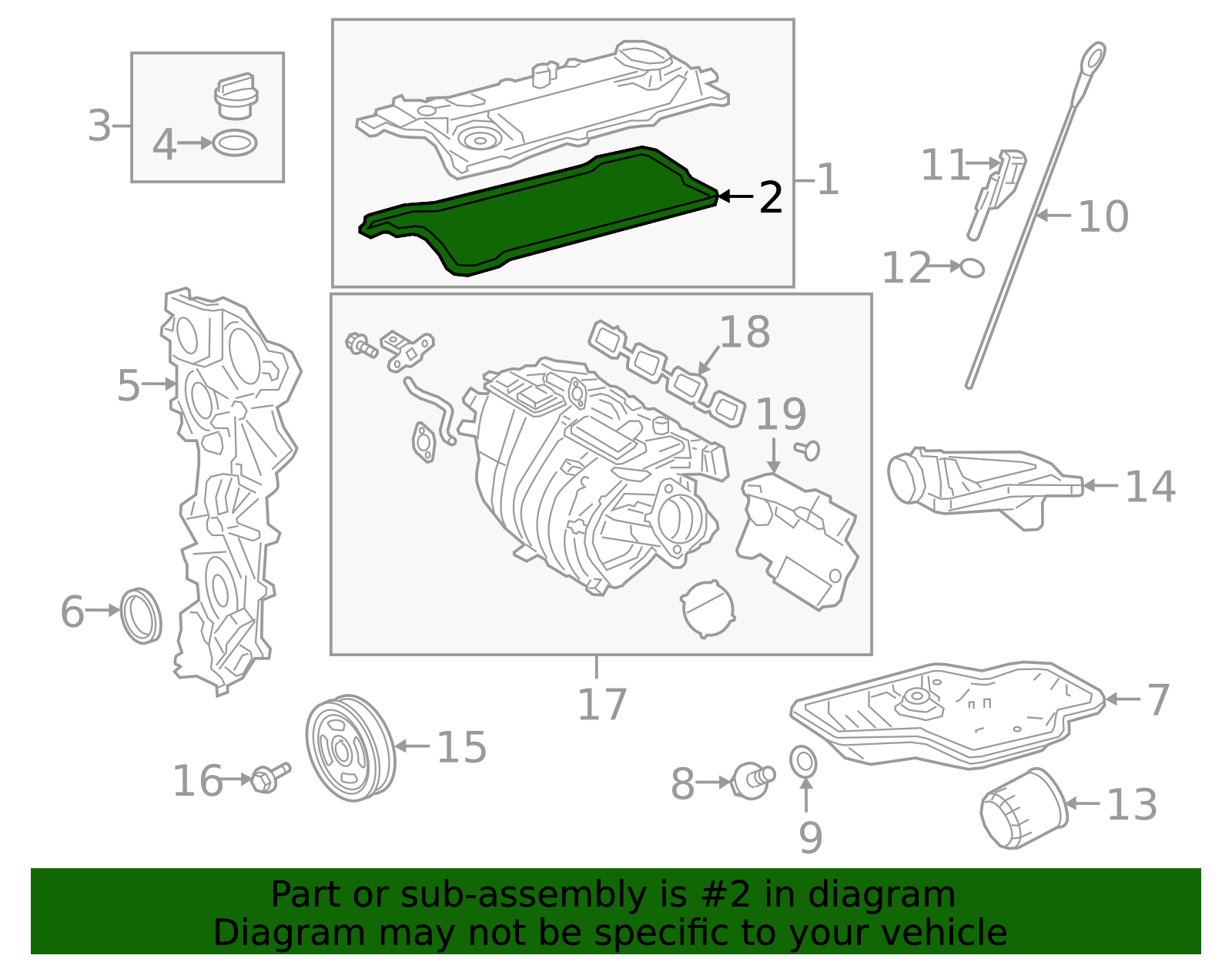 1121325020 - Toyota Valve Cover Gasket 2018-2025 Toyota | Performance ...
