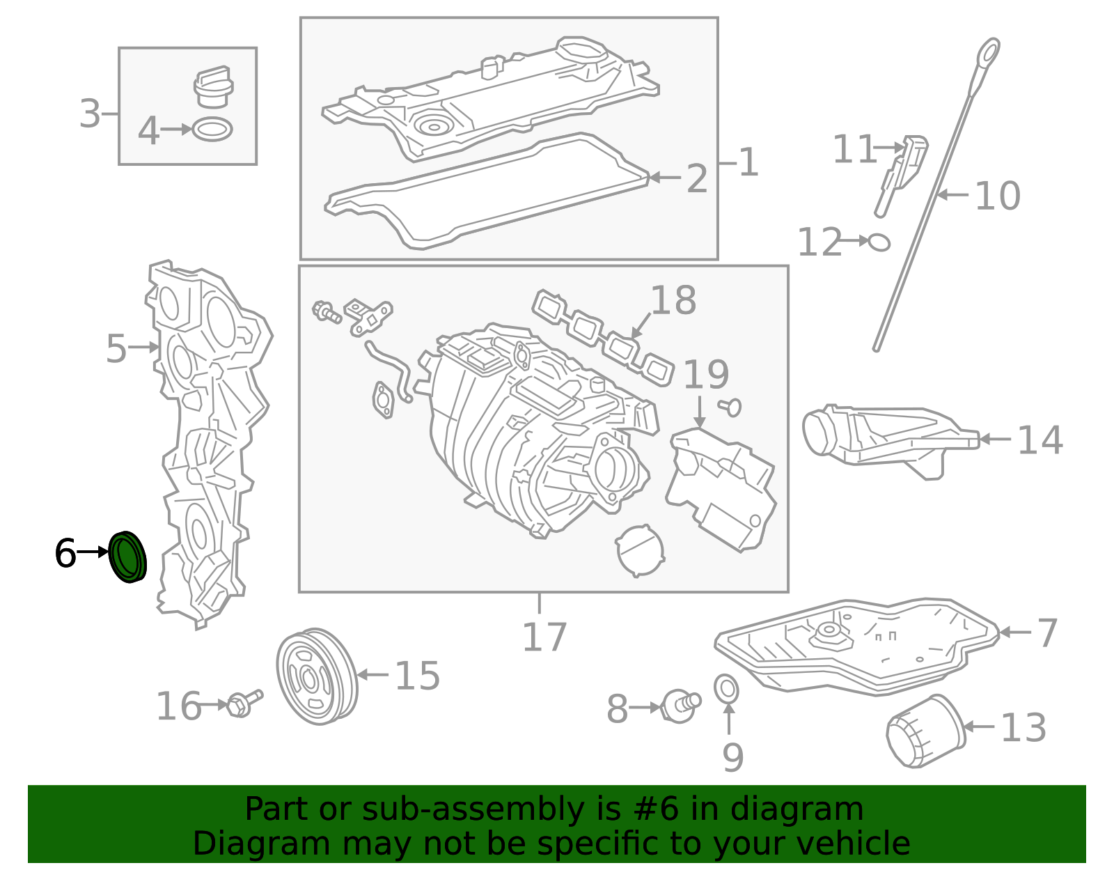 90311-A0033 - Engine Crankshaft Seal Longo Toyota Parts