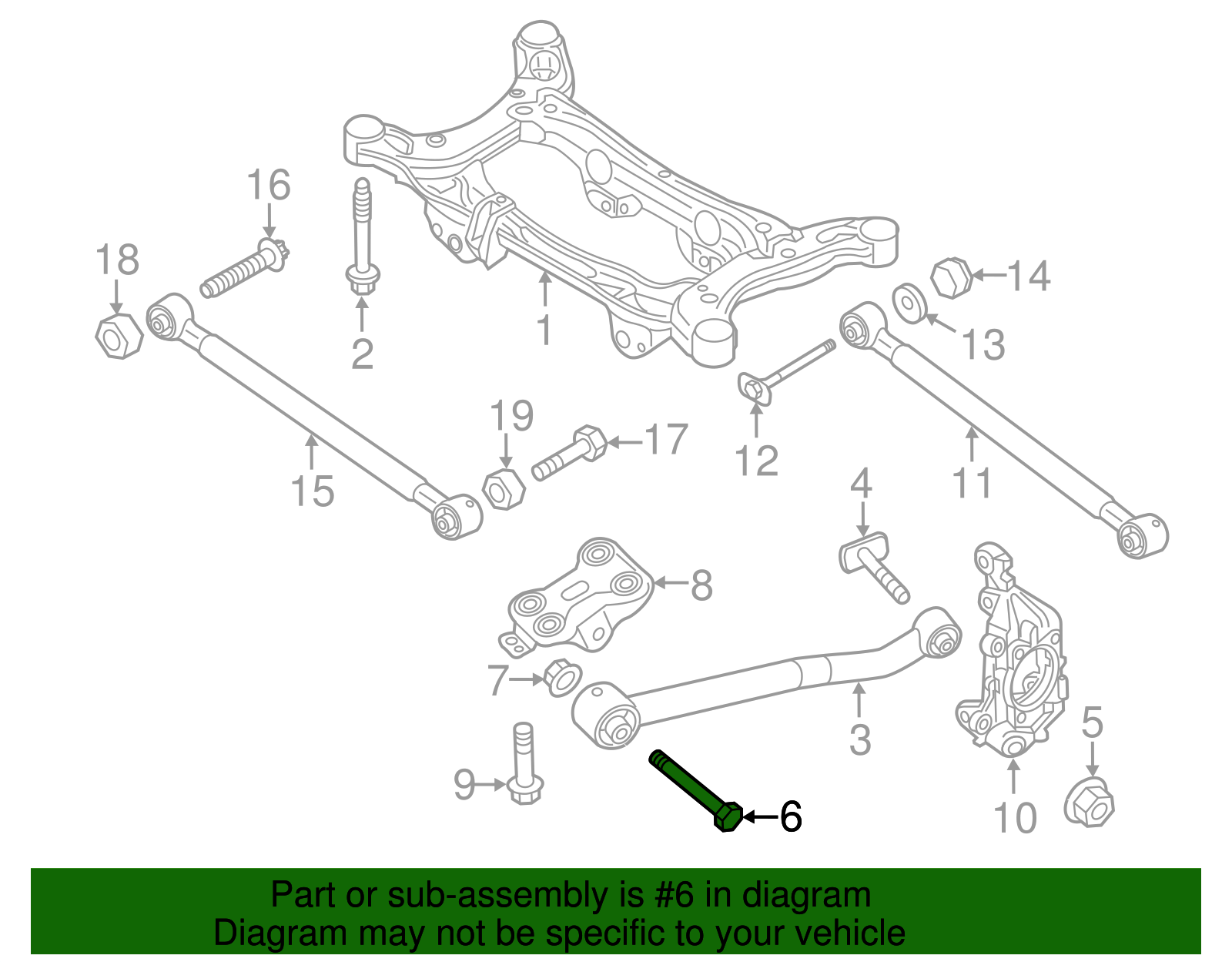 2015-2025 Mopar Bolt 06511496AA | Mopar Parts Canada