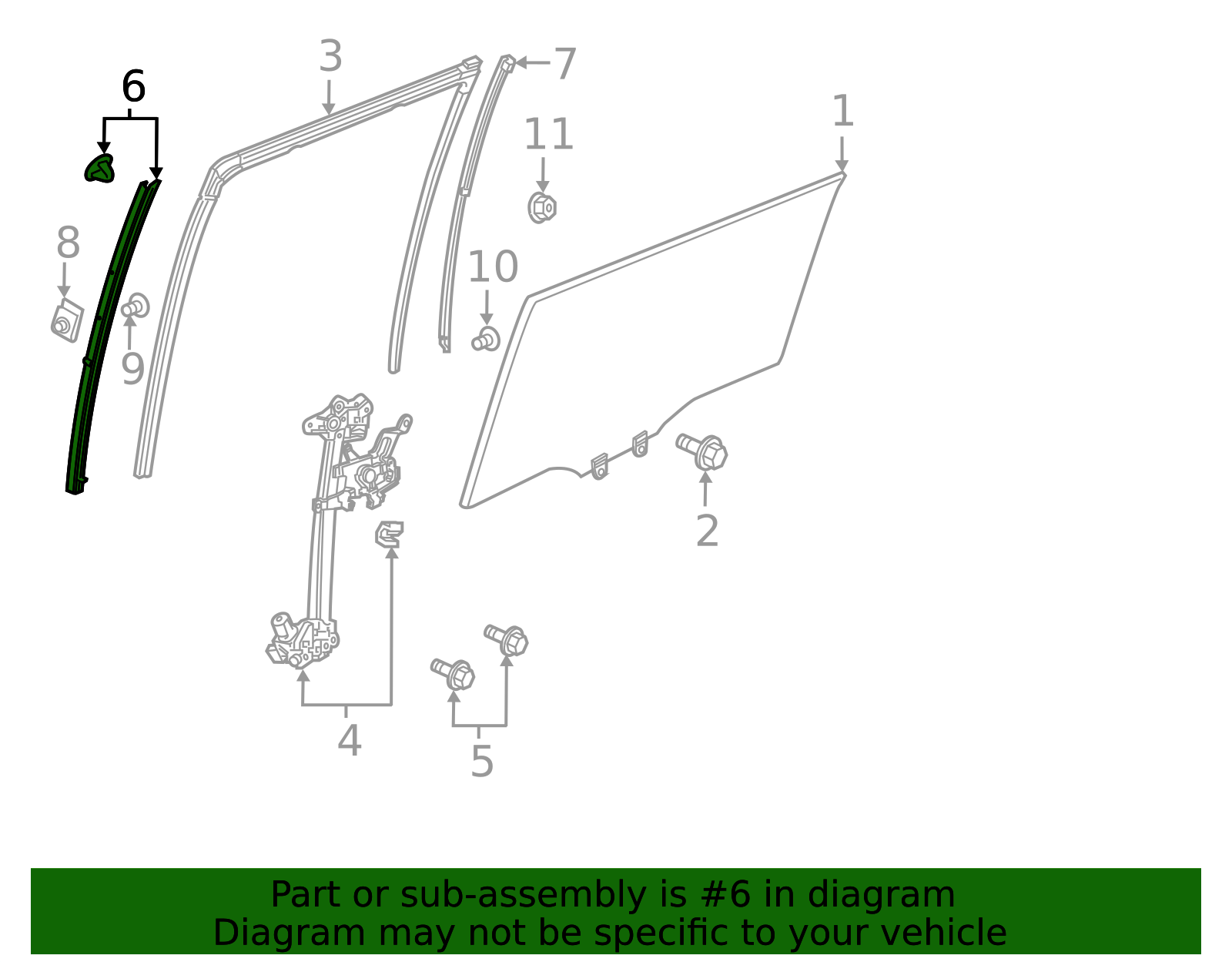 2018-2024 Honda Odyssey Sash Channel 72770-THR-A01 | Clark Knapp Honda