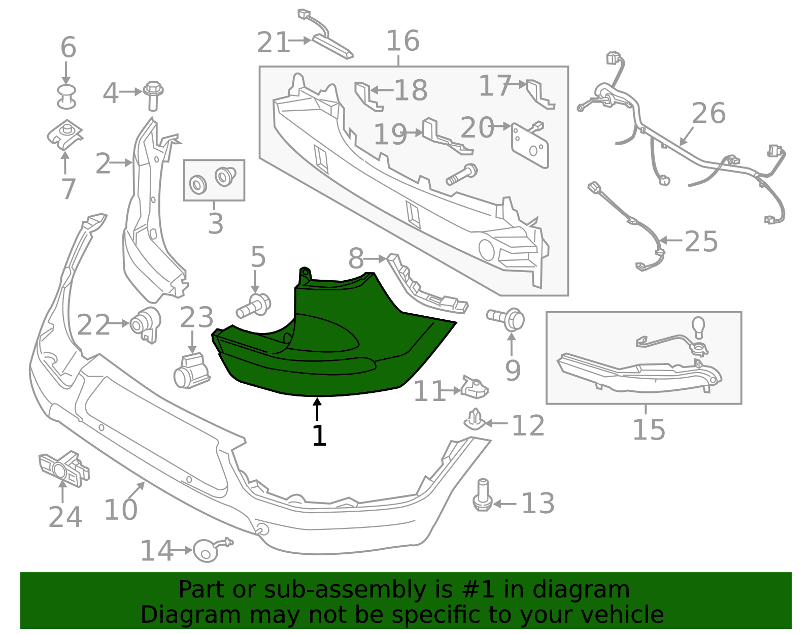 2011-2016 Kia Sportage Bumper Side - Passenger Side (RH) 86672-3W000 ...