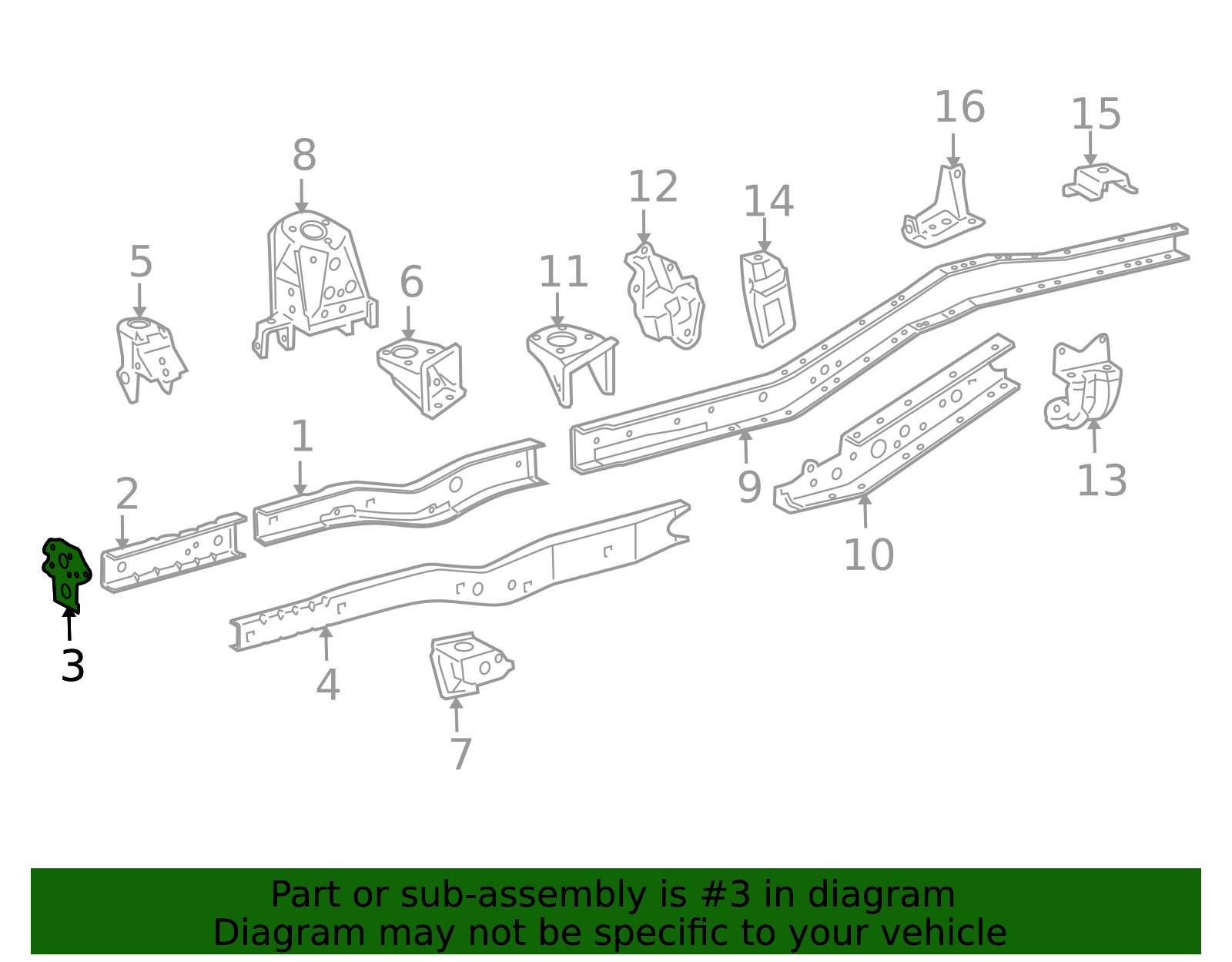 2005-2015 Toyota Tacoma Mount Plate 51035-04010 | MotorMotor