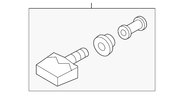 2015-2018 Chevrolet City Express Tire Pressure Indicator Sensor ...