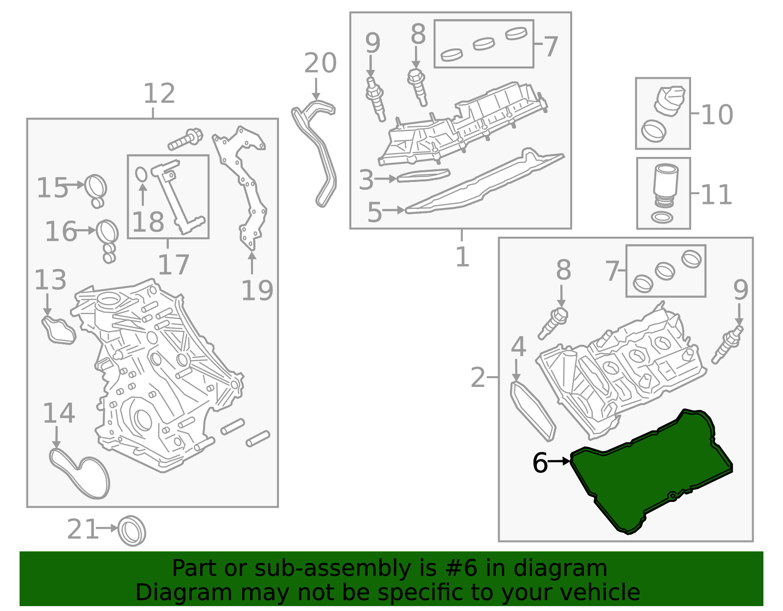 2018-2024 Ford Valve Cover Gasket JT4Z-6584-A | Ford OEM Parts Outlet