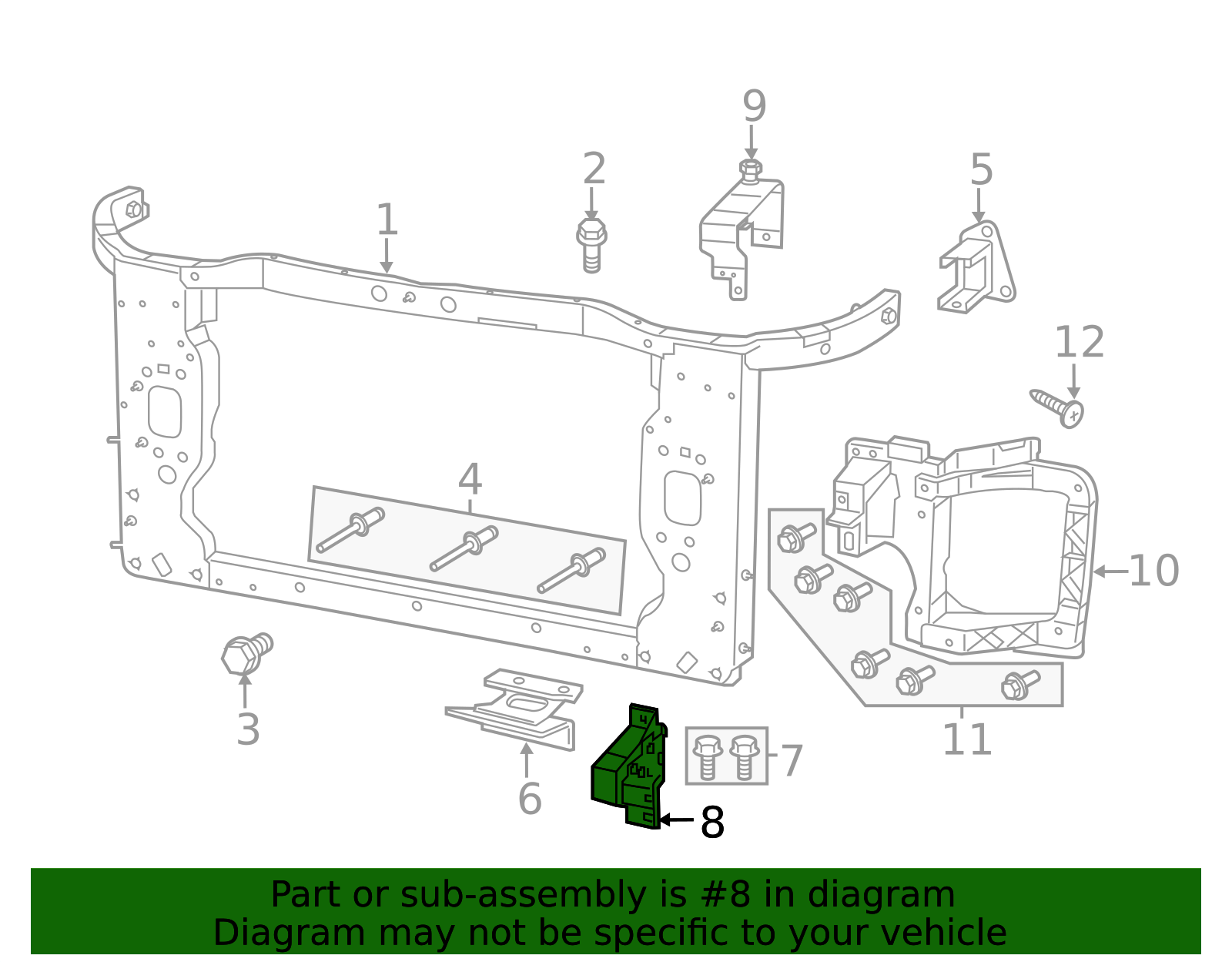 2014-2018 Jeep Cherokee Support Bracket 68144541AB | Mopar Parts Canada