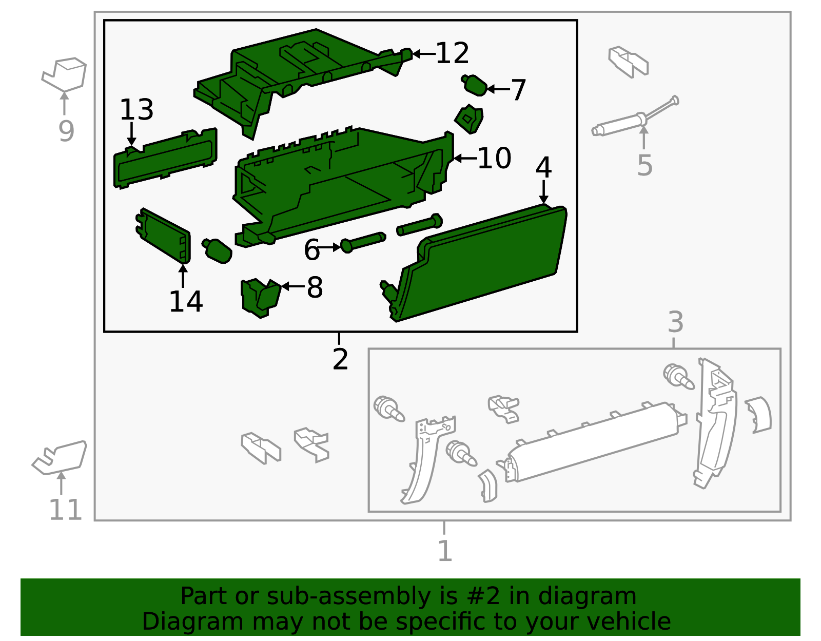 55440-35070-C0 - Glove Box Assembly - 2014-2020 Toyota 4Runner | Lithia ...