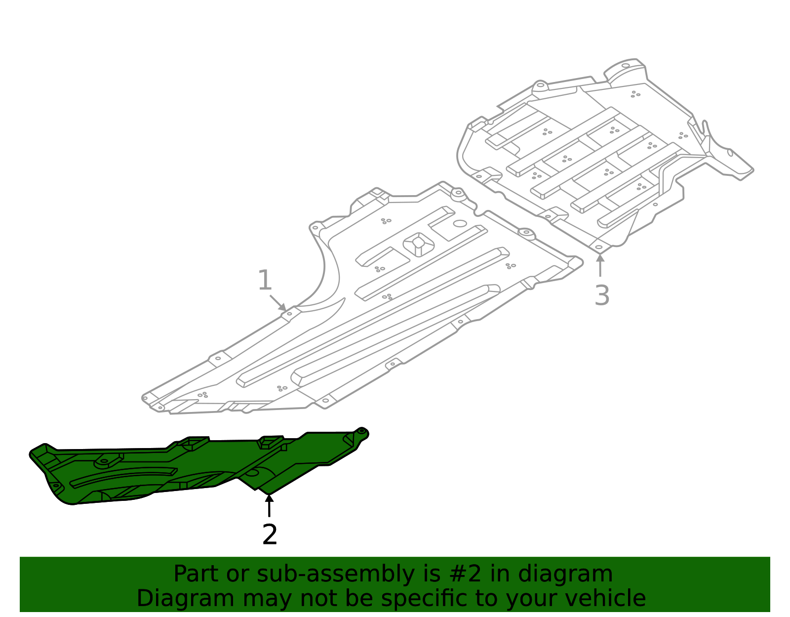 2021-2025 BMW | Center Shield | 51758080539 | BMW OEM Parts Store