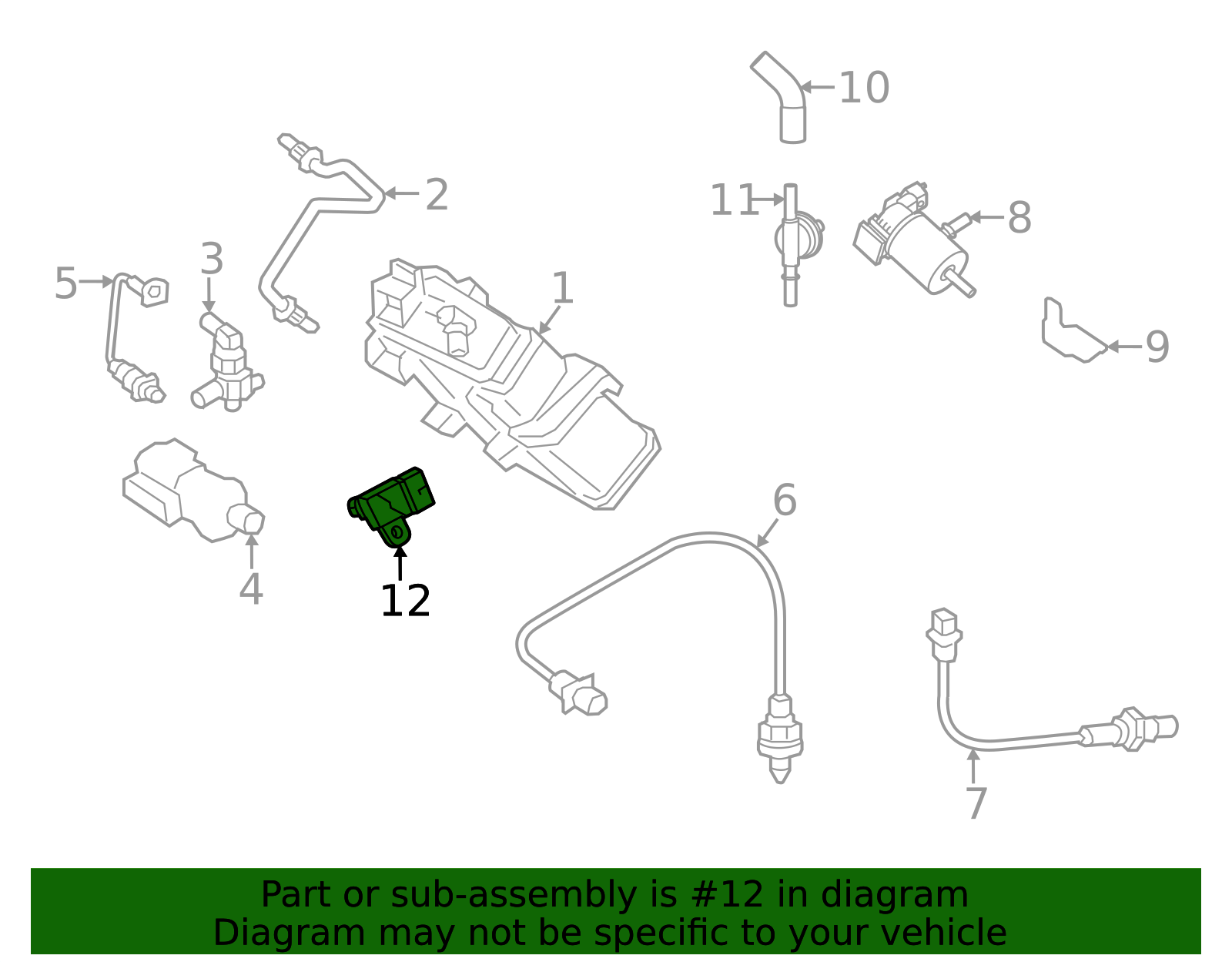 2020-2026 Hyundai M.A.P Sensor 39300-2M417 | OEM Parts Online
