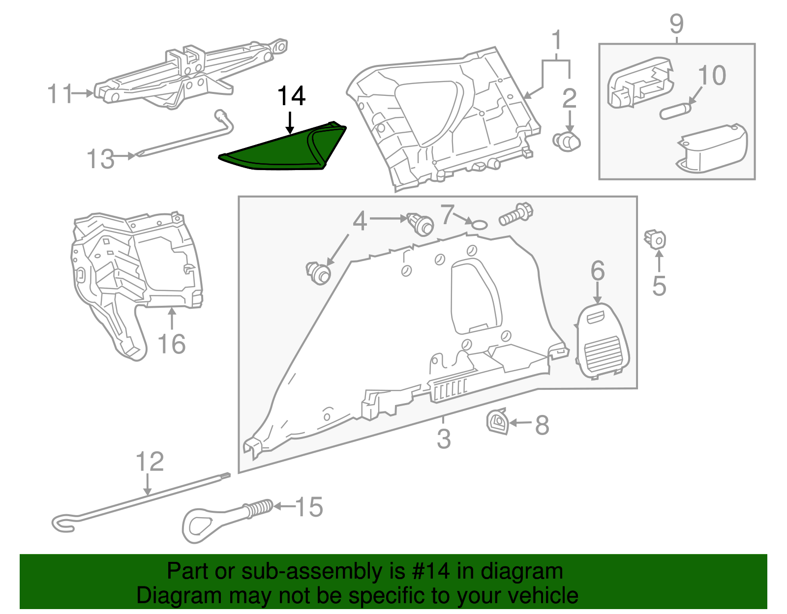 09120-10040 - 2003-2018 Toyota - Tool Bag | Toyota Parts Delivered
