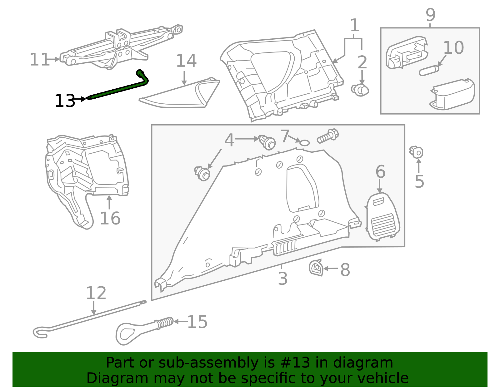 2013-2018 Toyota RAV4 Wheel Lug Wrench 09150-0R010 | Toyota Parts Center