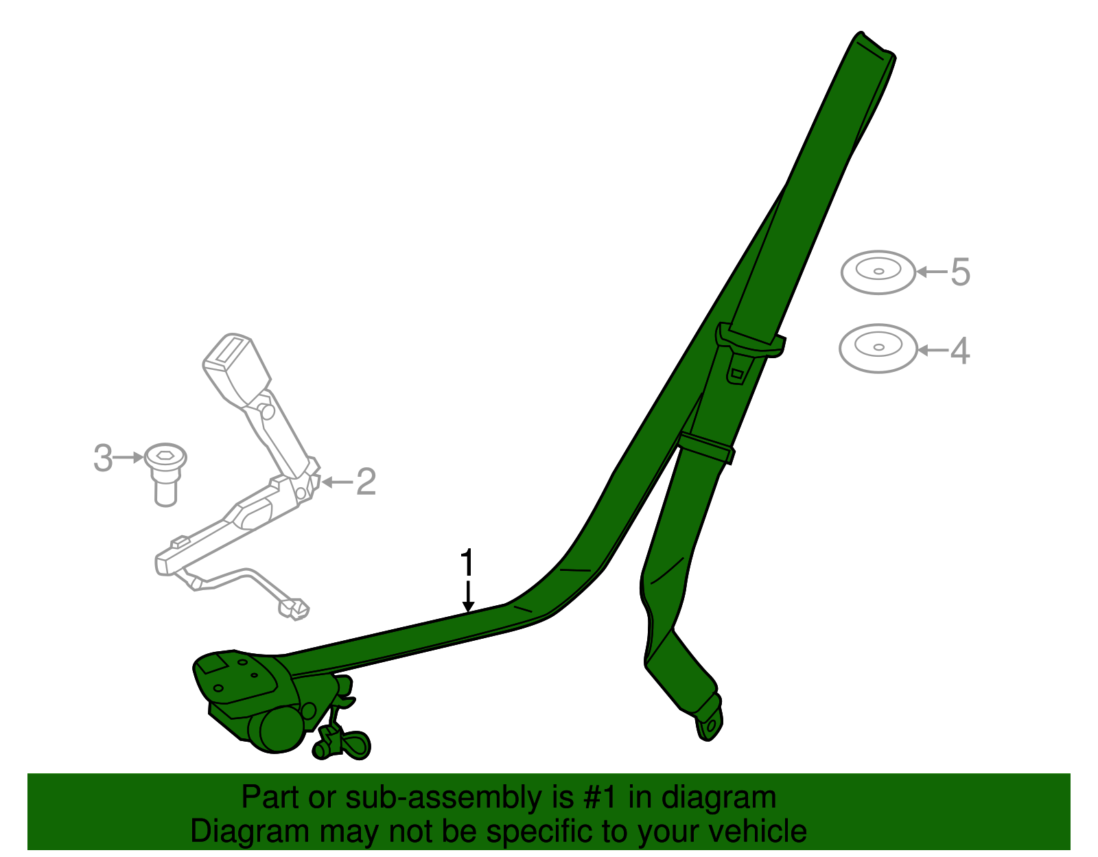 72-11-7-374-387 - Seat Belt Assembly | BMWPartsHub