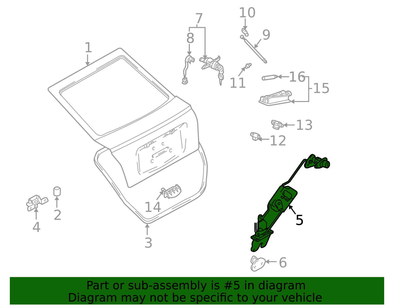 81240-2D210 - High-Quality Trunk Lock Actuator Motor for AutoNation Parts