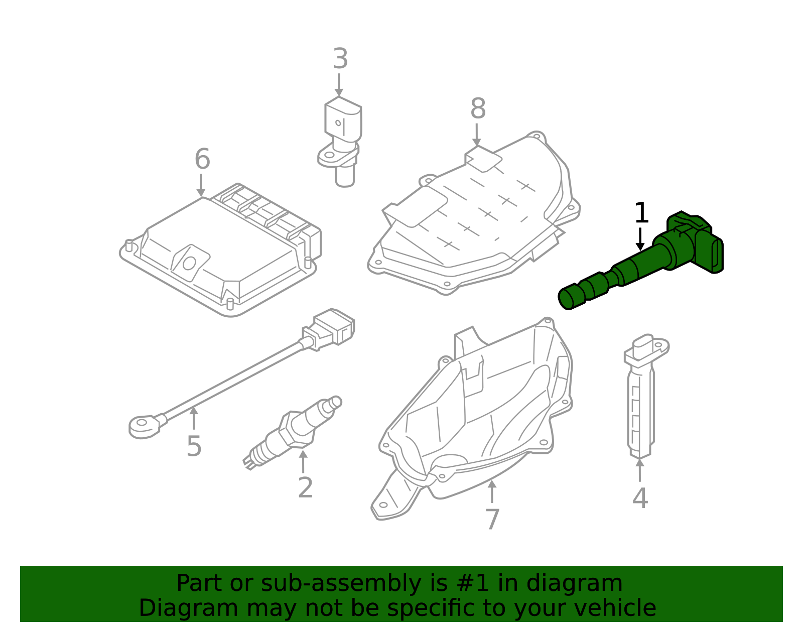 2005-2019 Audi Ignition Coil 06E-905-115-G | OEM Parts Online