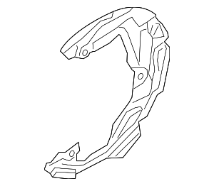 2021-2024 Ford | Splash Shield | M2GZ-2K005-A | Walls' Ford Parts