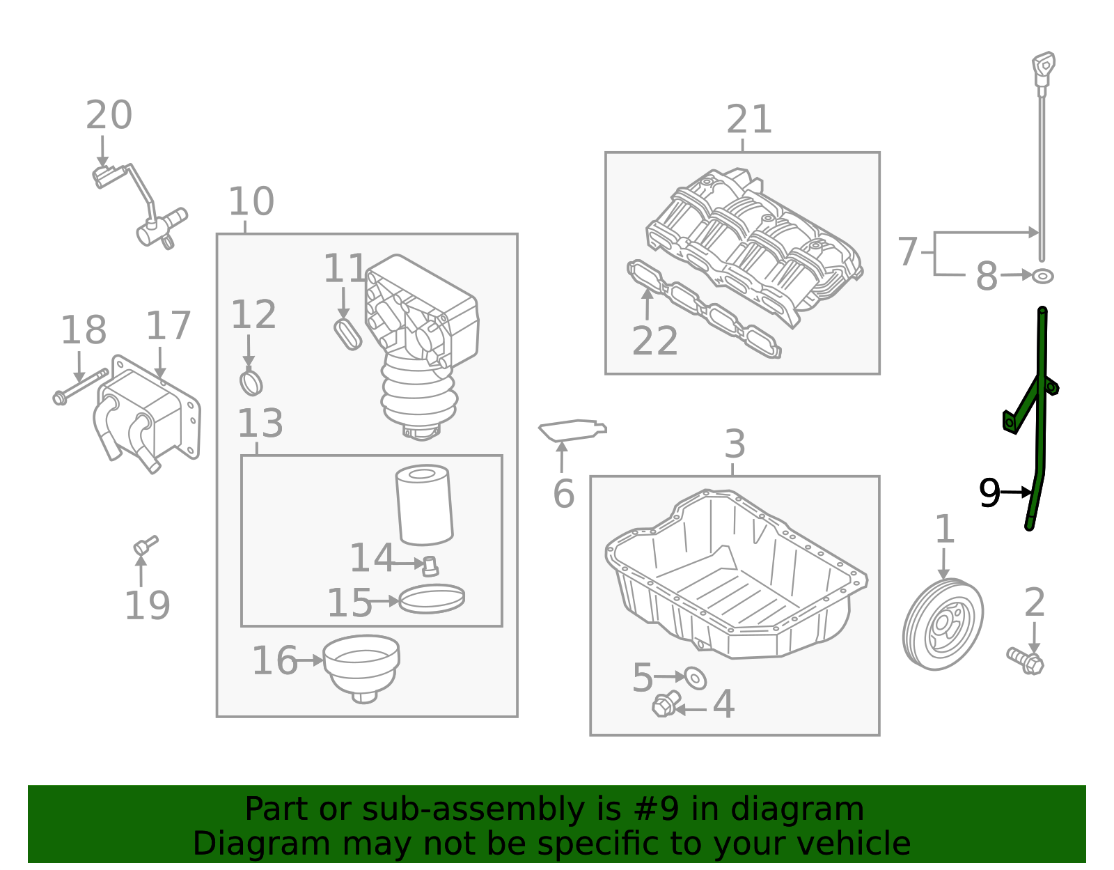 Hyundai - 26612-2S101 - Oil Tube - 2021-2025 Hyundai | OEM Hyundai ...