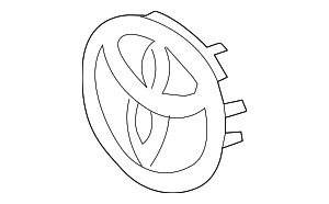 75301-35060 - Toyota Emblem 2022-2023 Toyota Tacoma | Performance Auto ...