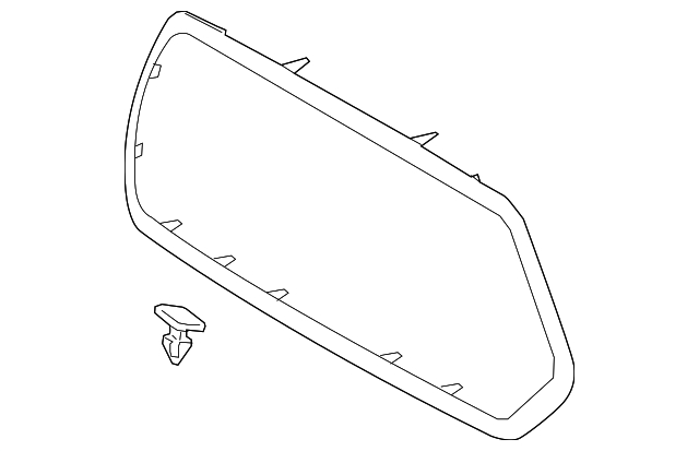 2016-2019 Toyota Tacoma Grille Surround 52711-04020 | Toyota Parts Center