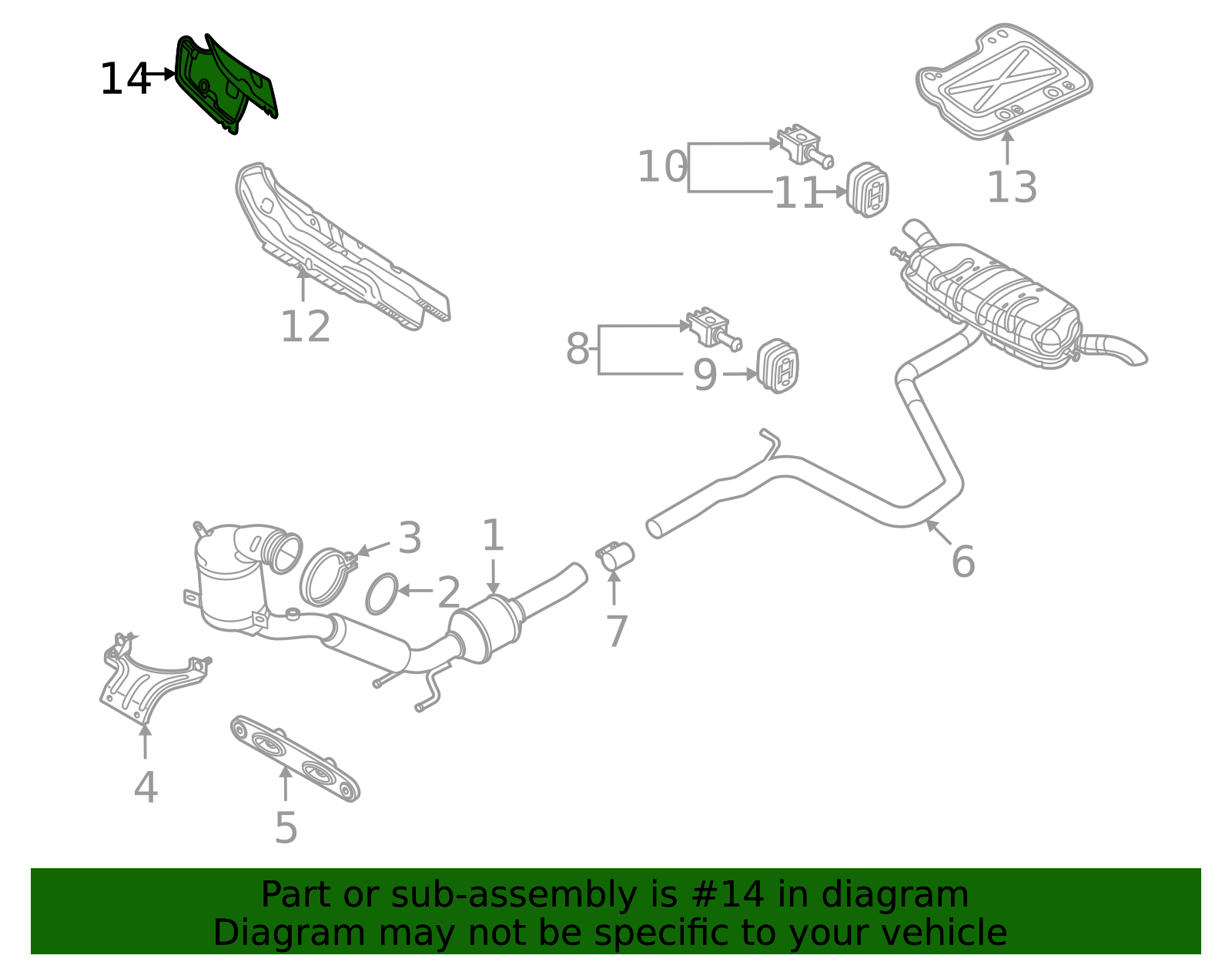 2018-2024 Volkswagen Tiguan Sound Absorber 5QA-825-635 | VW Direct Auto ...