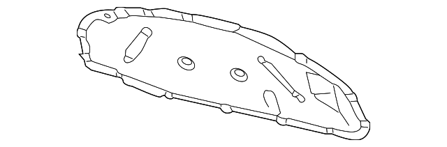 2010-2014 Volkswagen Hood Insulation Pad 5K0-863-831-G | OEM Parts Online