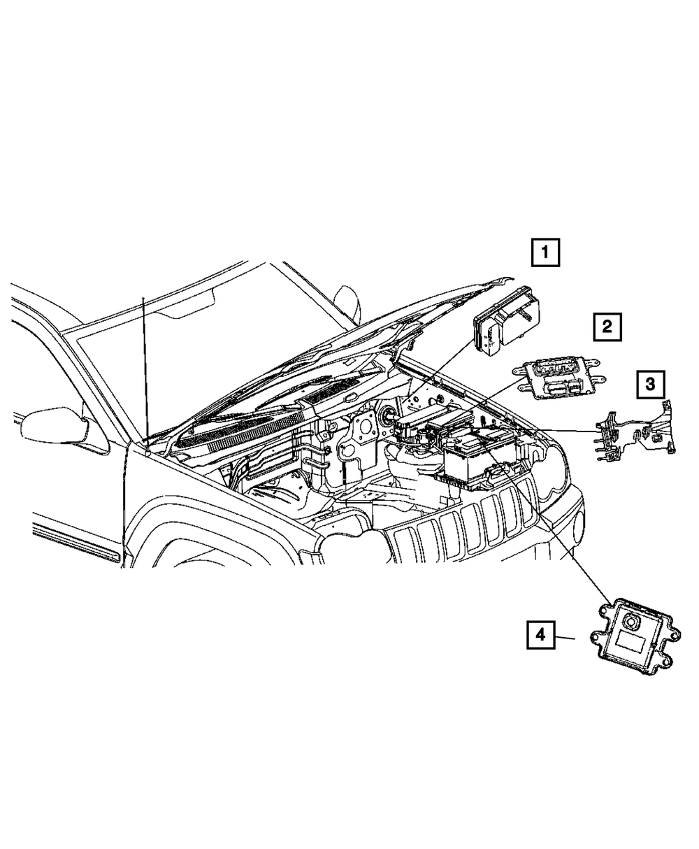 4692024AI - Front Control Module 2006 Jeep | The Official Mopar eStore