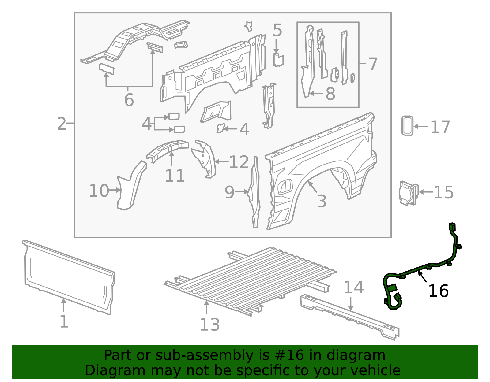 2019 GM Chassis Rear Wiring Harness 84401726 | Capital Chevy Parts
